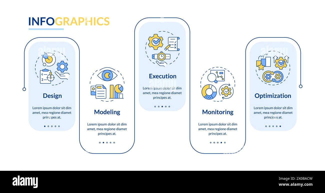 BPM organization rectangle infographic template Stock Vector Image & Art - Alamy
