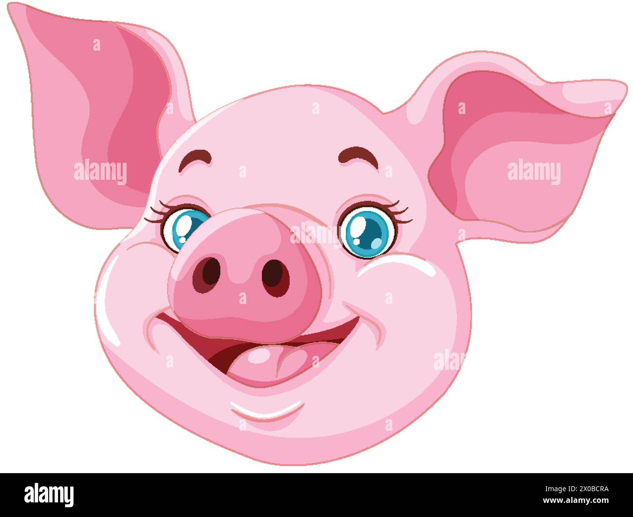 Playful pigs vector vectors hi-res stock photography and images - Alamy