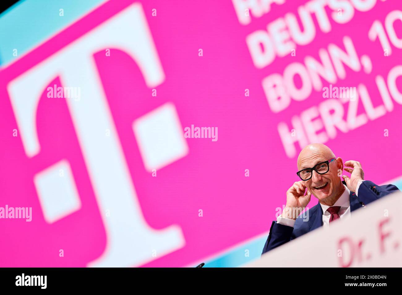 Telekom-Chef Timotheus Tim Höttges, Vorstandsvorsitzender der Deutschen ...