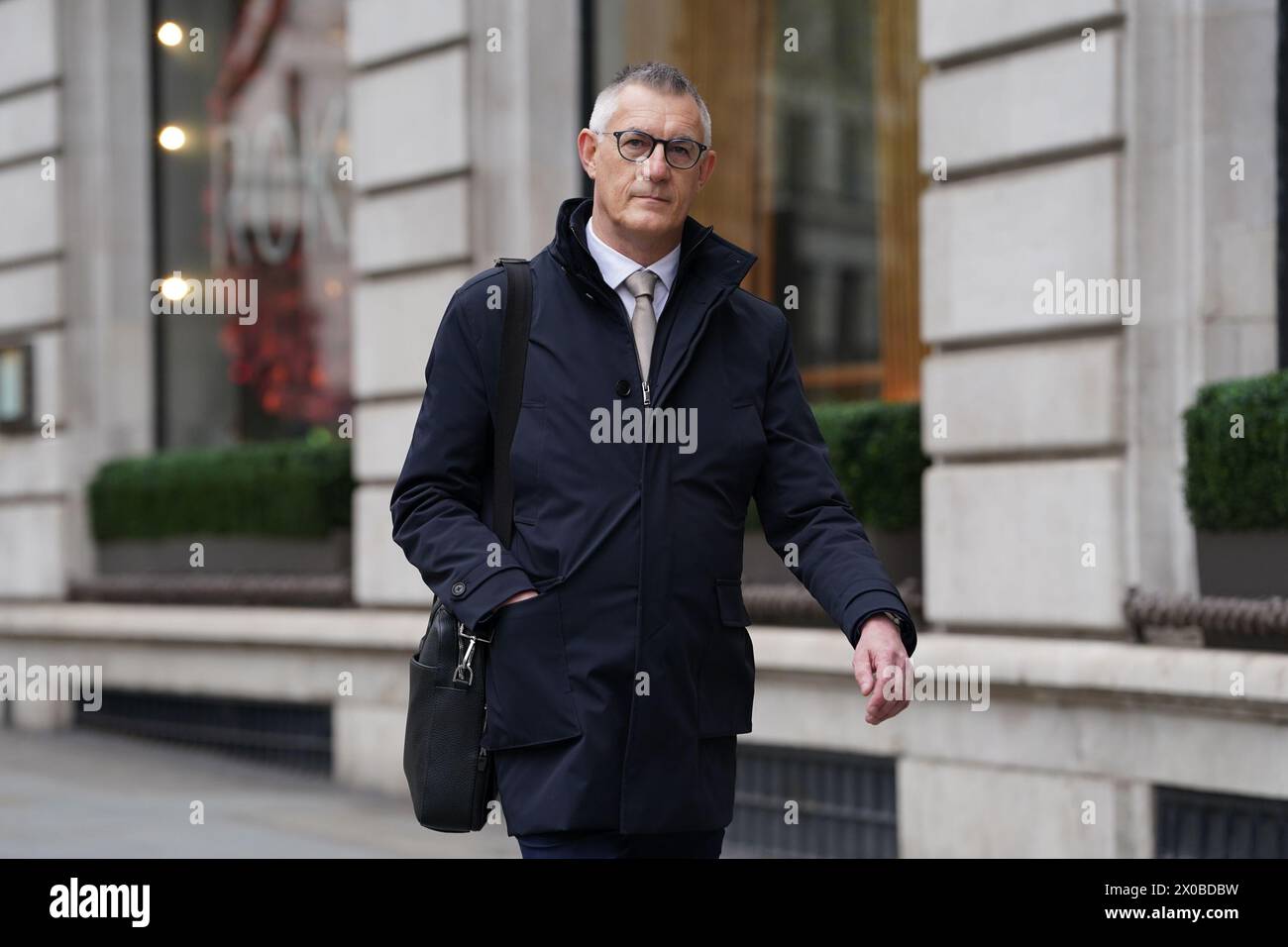 Former managing director of Post Office Ltd David Smith, arrives to ...