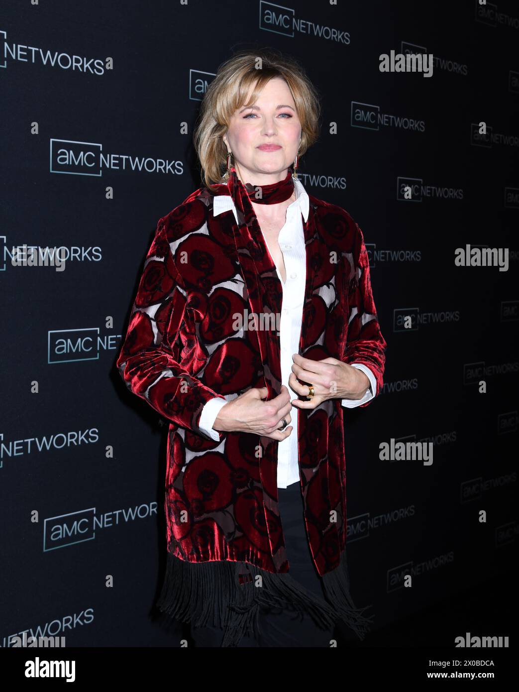 April 10, 2024, New York, New York, USA: Lucy Lawless attends the AMC ...