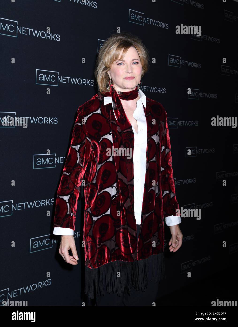 April 10, 2024, New York, New York, USA: Lucy Lawless attends the AMC ...