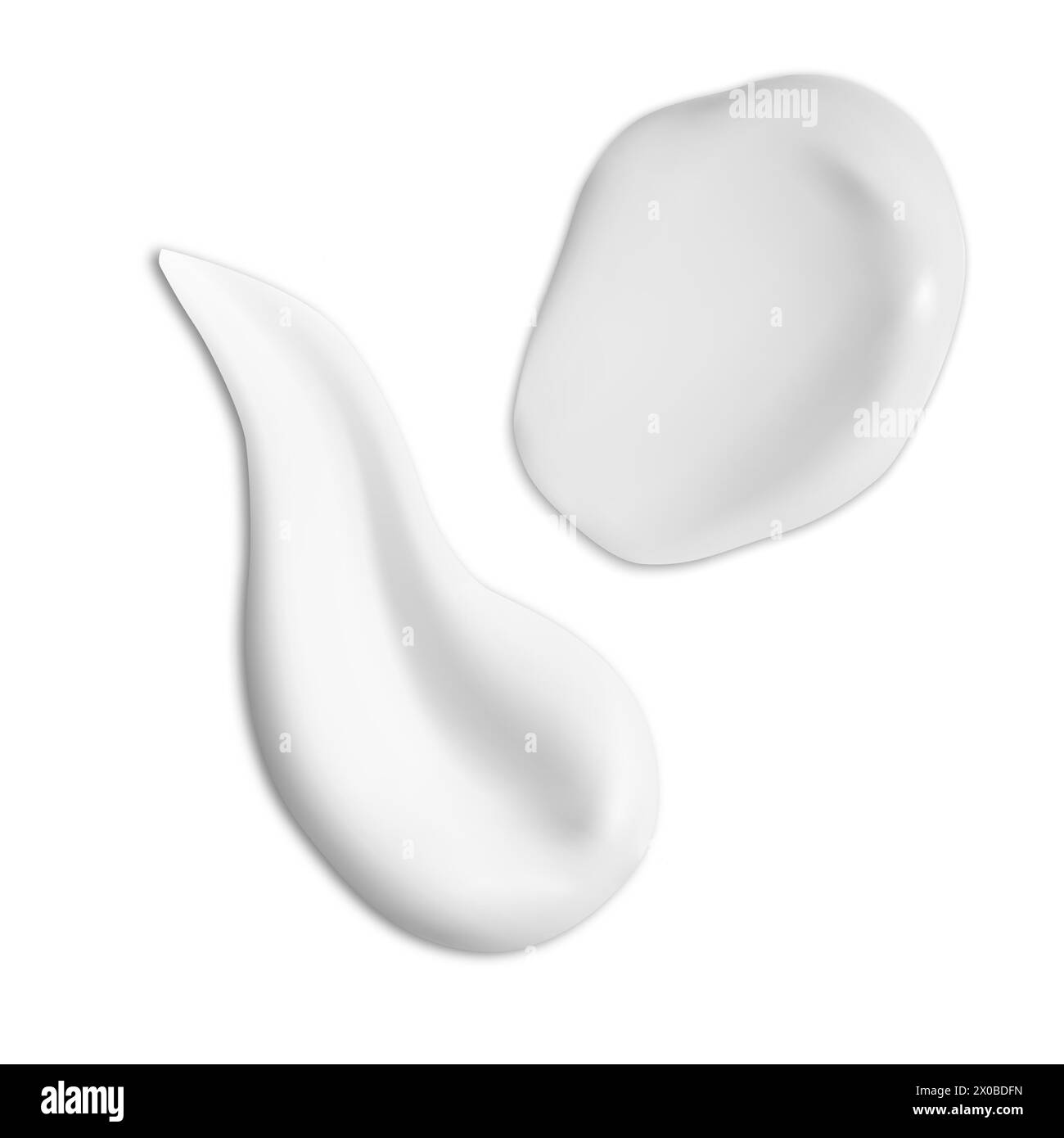 Transparent gel smear smudge Stock Vector Images - Alamy