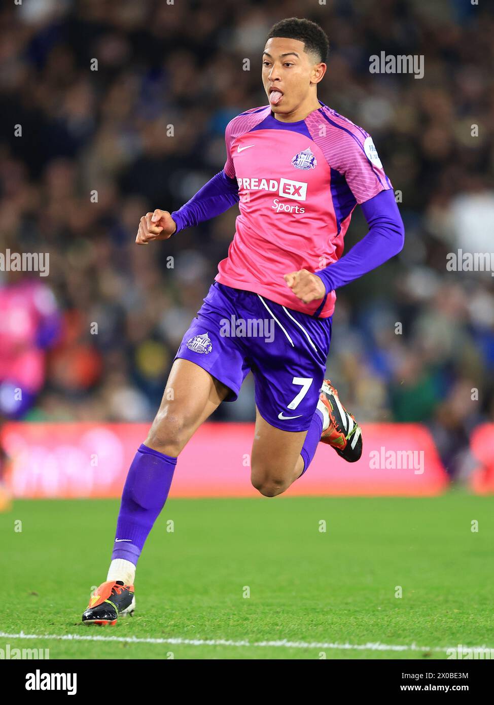Leeds, UK. 09th Apr, 2024. Jobe Bellingham of Sunderland during the ...
