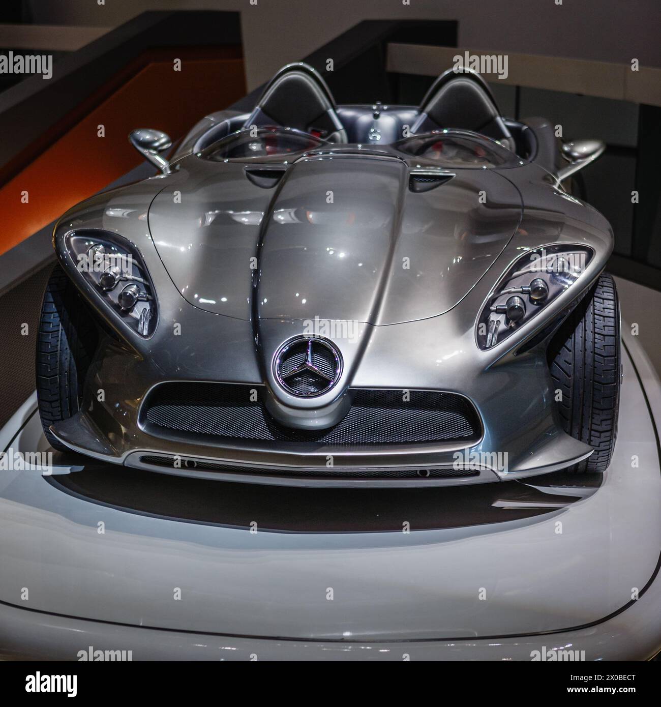 The Mercedes F400 Carving at the Mercedes Benz Museum in Stuttgart ...