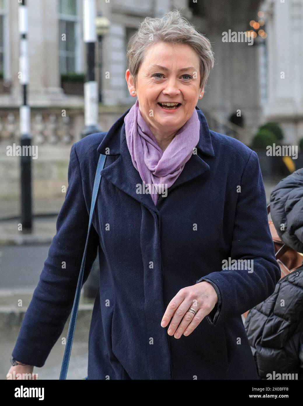 Yvette Cooper, MP, Shadow Home Secretary, Labour Party, speaking to ...
