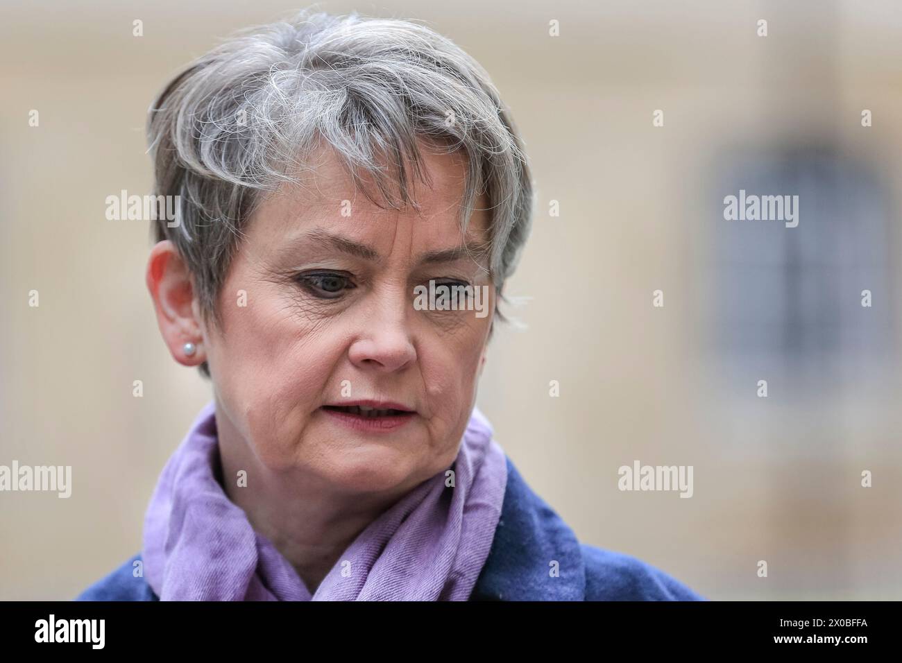 Yvette Cooper, MP, Shadow Home Secretary, Labour Party, close up face ...