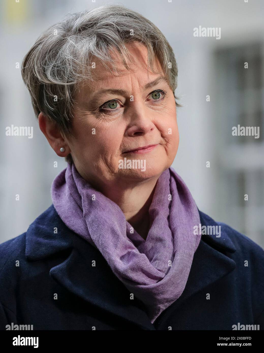 Yvette Cooper, MP, Shadow Home Secretary, Labour Party, close up face ...