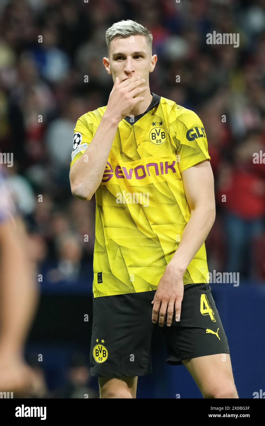 Nico Schlotterbeck of Borussia Dortmund during the UEFA Champions ...