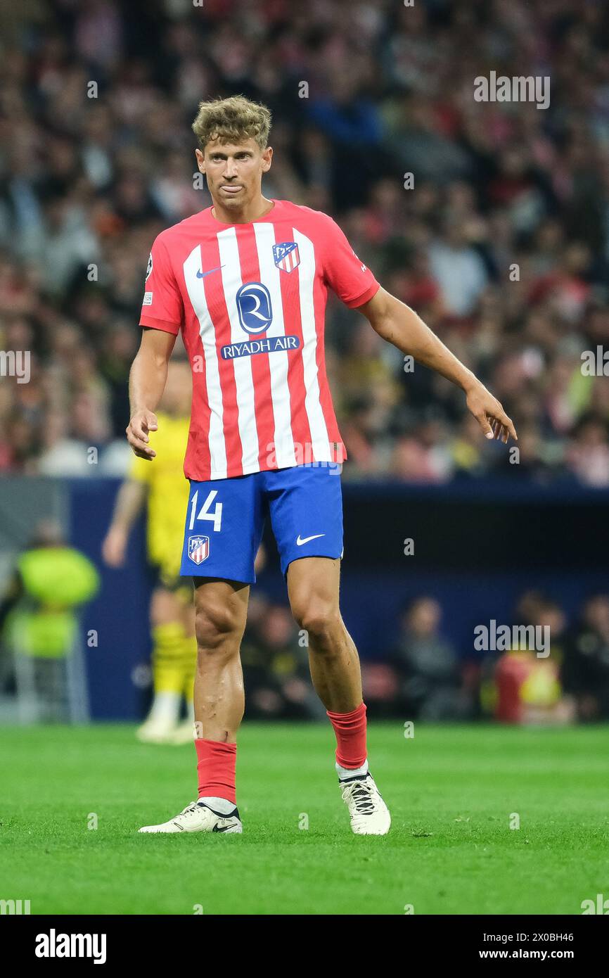 Marcos Llorente of Atletico de Madrid during the UEFA Champions League ...