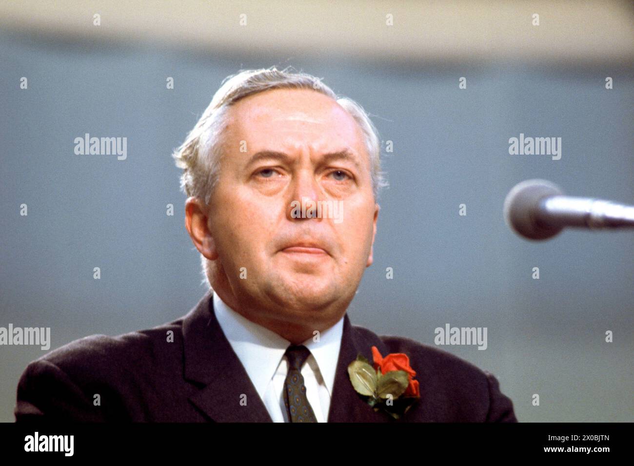 File photo dated 06/10/67 of the then prime minister and Labour leader ...