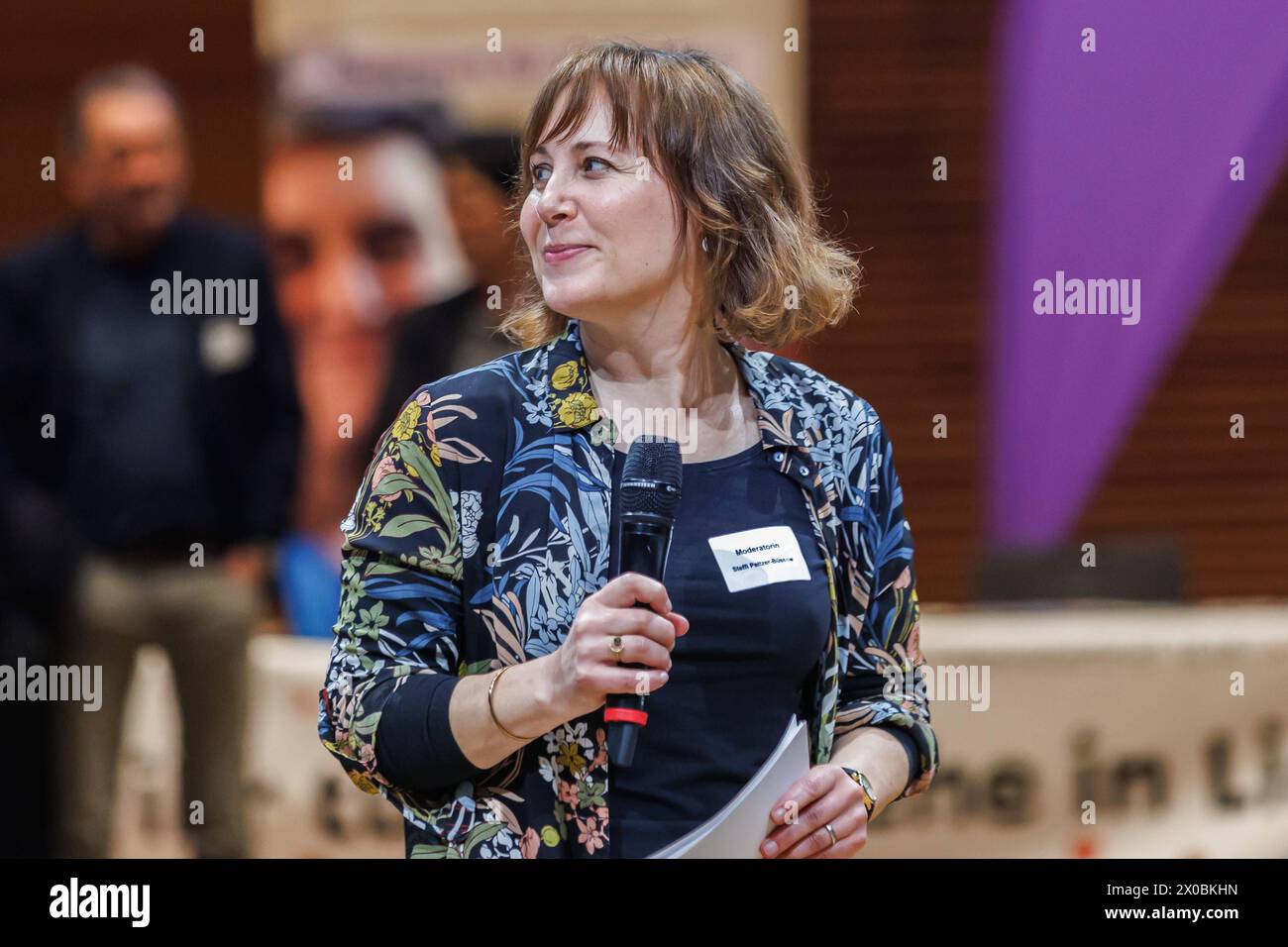 Steffi Peltzer-Büssow Moderatorin, 10.04.2024, Weimar Deutschland ...