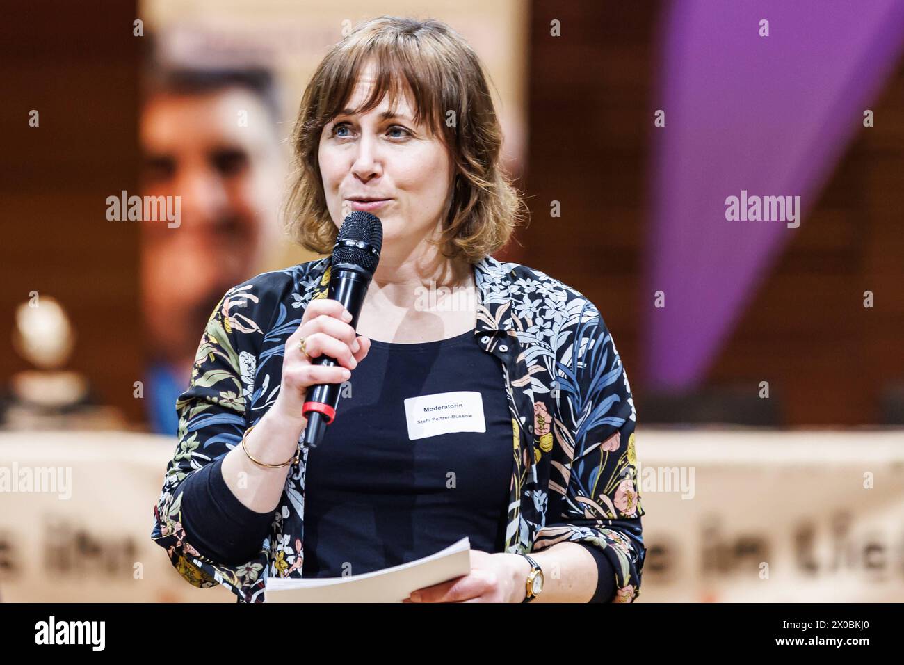 Steffi Peltzer-Büssow Moderatorin, 10.04.2024, Weimar Deutschland ...