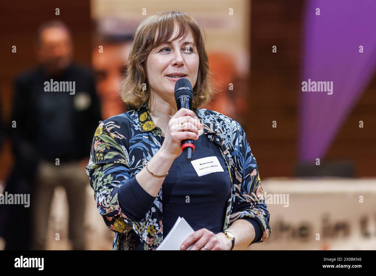 Steffi Peltzer-Büssow Moderatorin, 10.04.2024, Weimar Deutschland ...