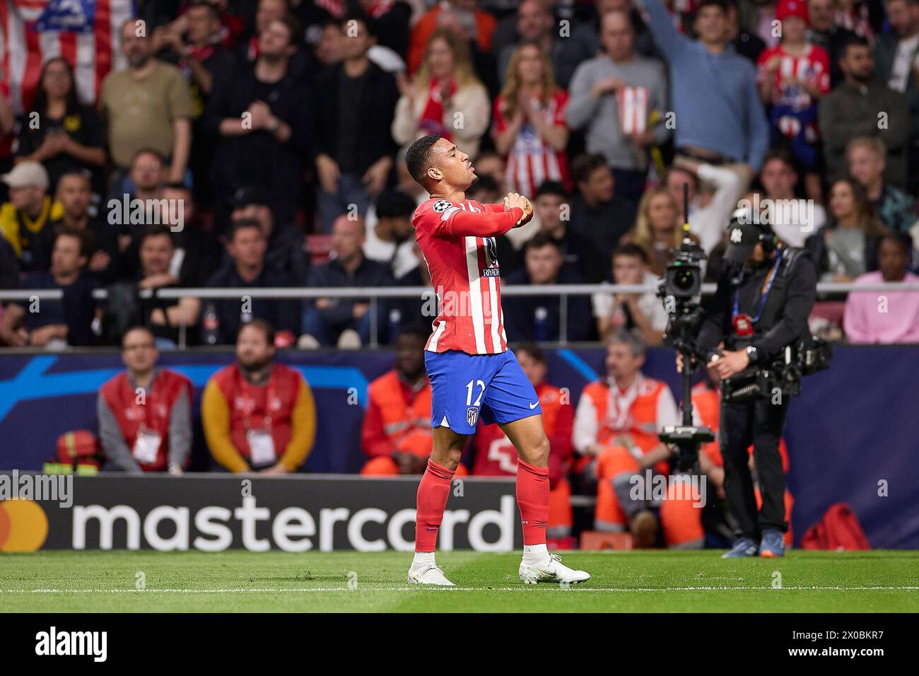 Madrid, Spain. 10th Apr, 2024. Samuel Dias Lino, known as Samu Lino of ...