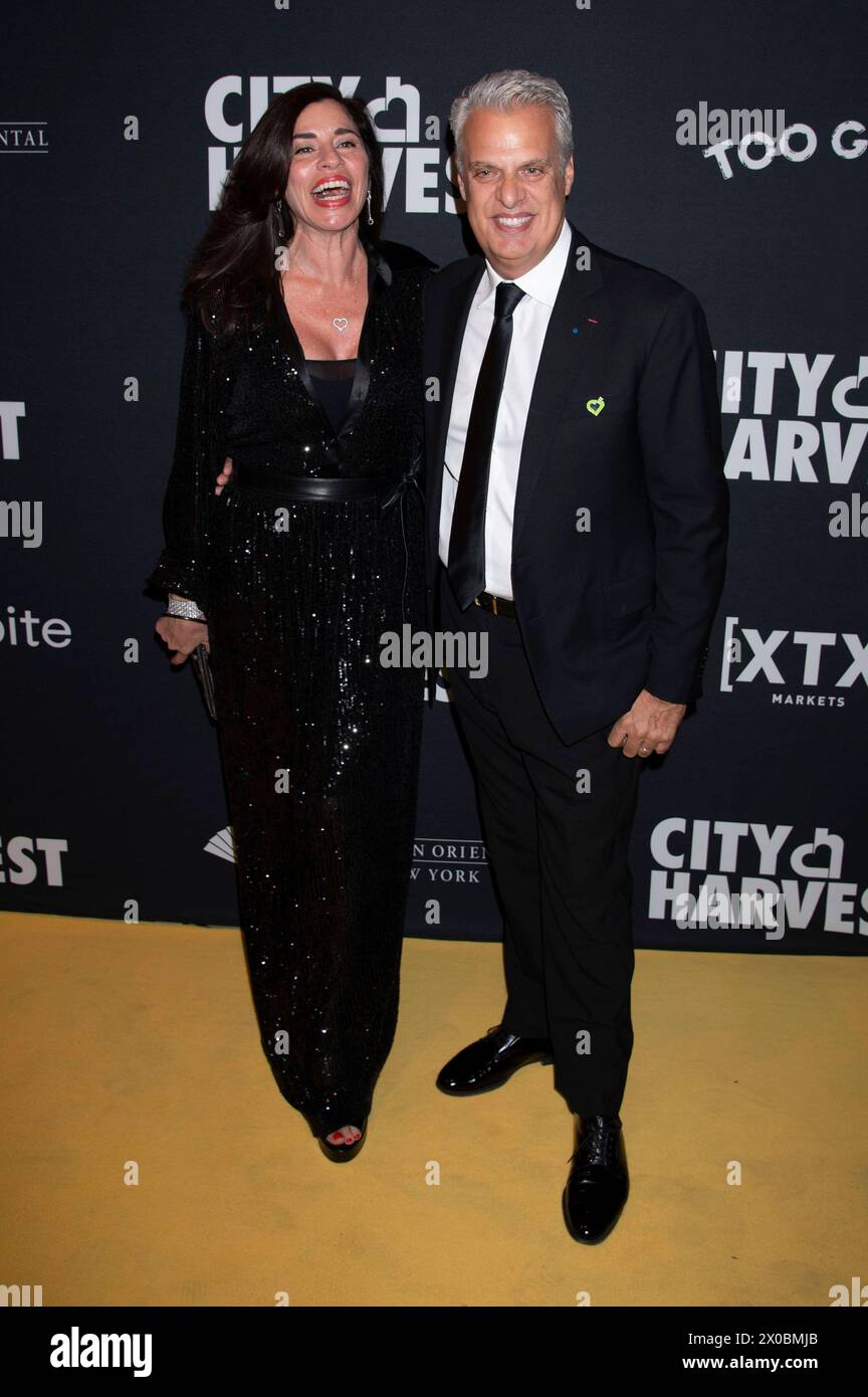 Eric Ripert mit Ehefrau Sandra Ripert bei der City Harvest Gala 2024 ...
