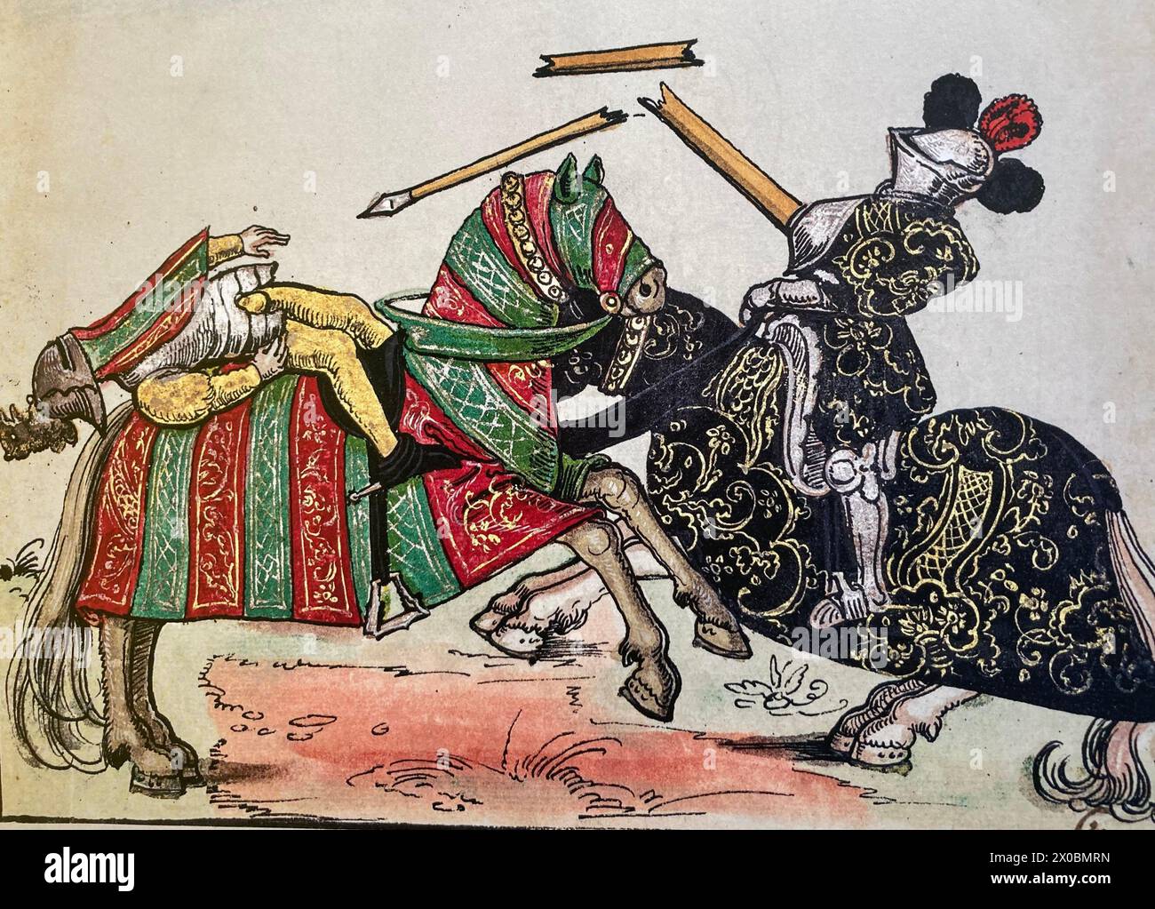 Medieval Jousting Art