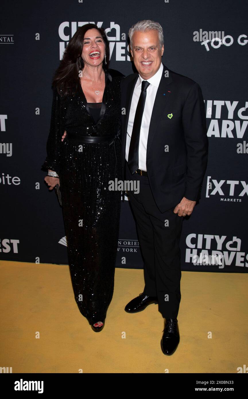 Eric Ripert mit Ehefrau Sandra Ripert bei der City Harvest Gala 2024 ...
