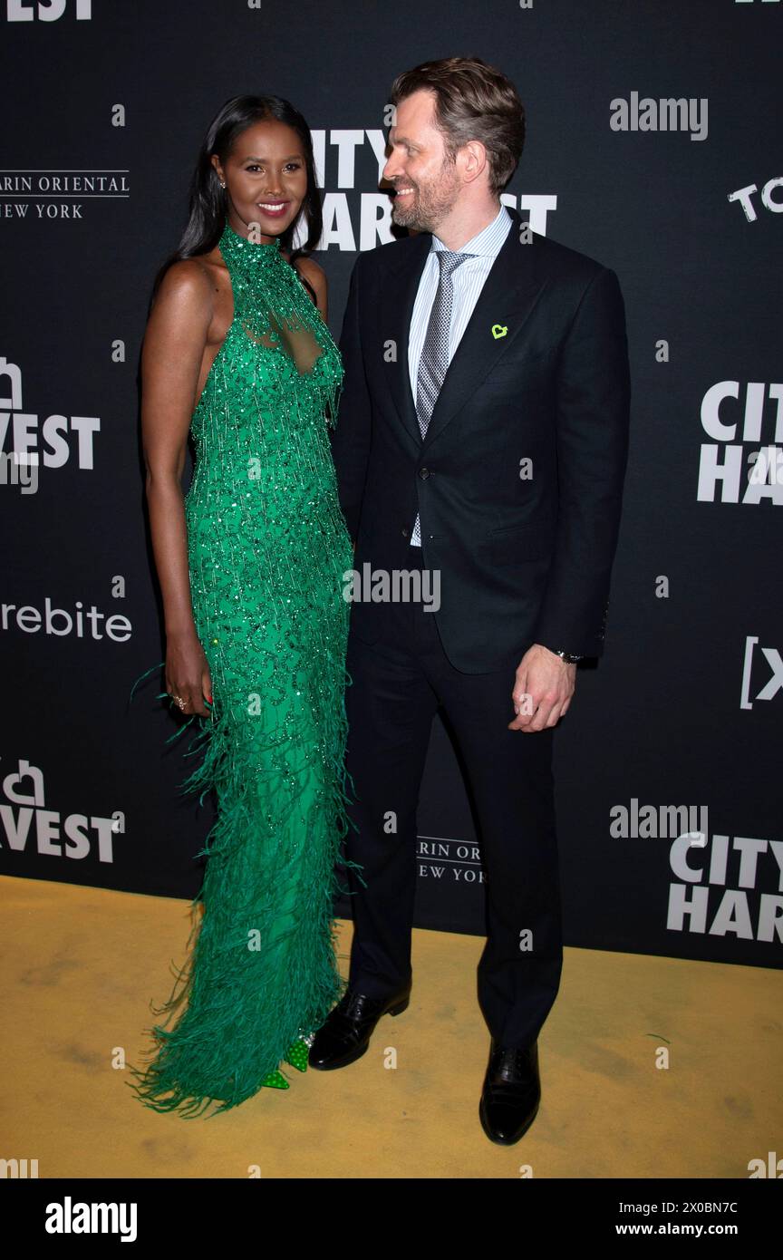 Ubah Hassan mit Freund Oliver Dachsel bei der City Harvest Gala 2024 ...