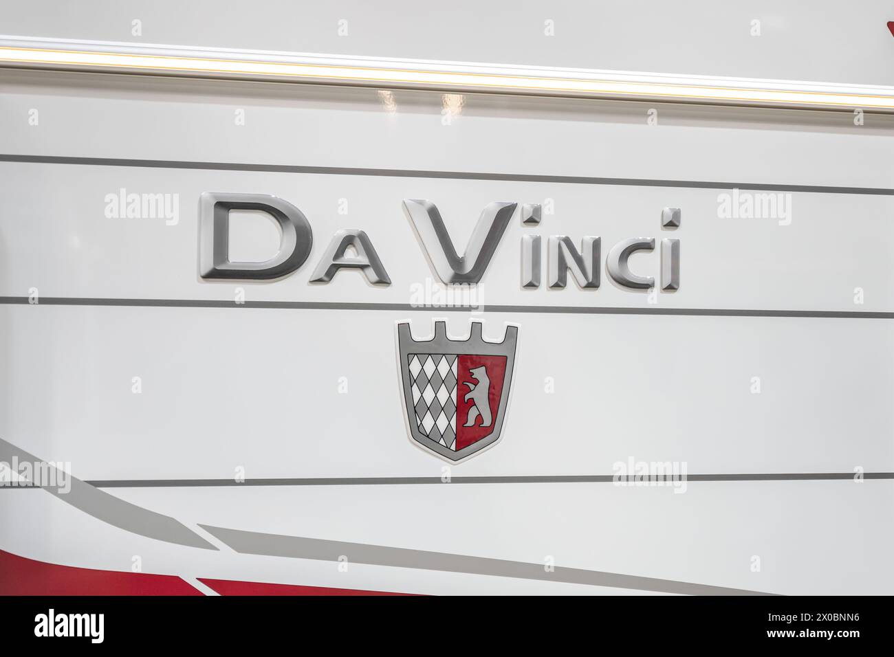 Duesseldorf Germany 01.09.2019 Logo of the caravan camping manufacturer ...