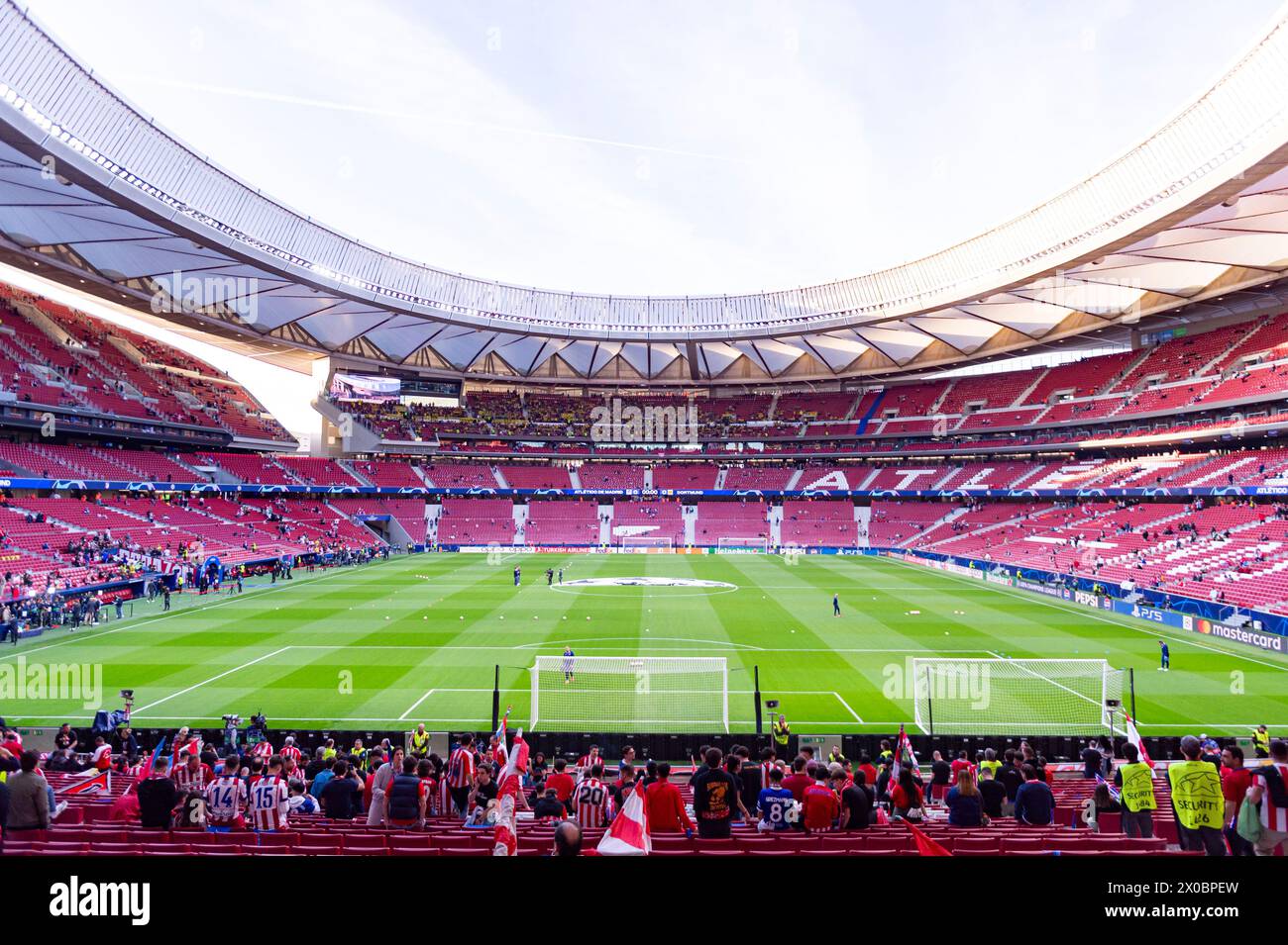 Madrid, Spain. 10th Apr, 2024. A general view of the Estadio Civitas ...