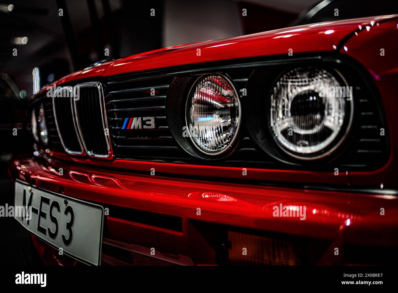 BMW E30 M3 Red Stock Photo - Alamy