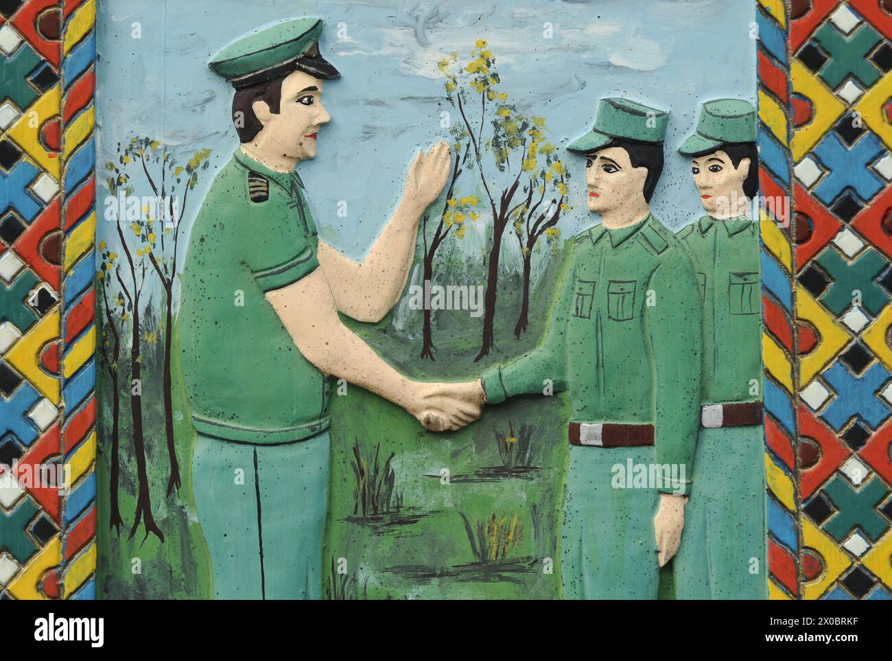 The Merry Cemetery, Cimitirul Vesel, Sapanta, Maramures, Romania Stock ...