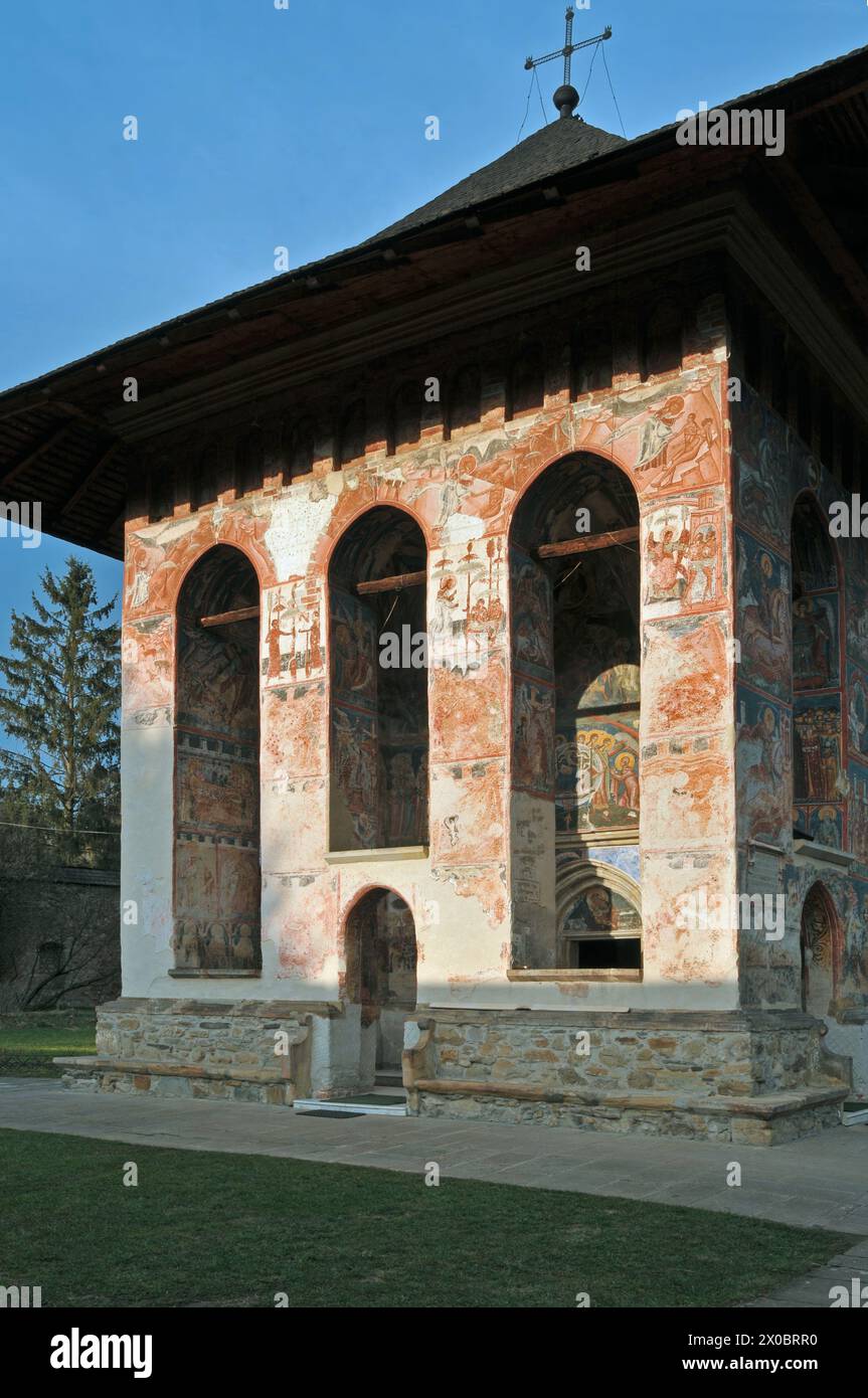 Moldovita Monastery, Moldavia, Romania Stock Photo - Alamy