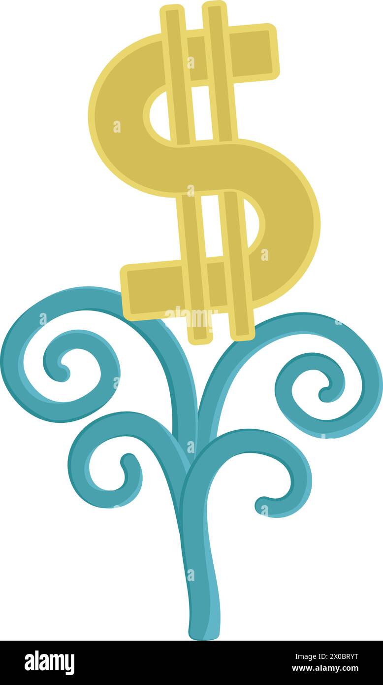 Symbol on one dollar Stock Vector Images - Alamy