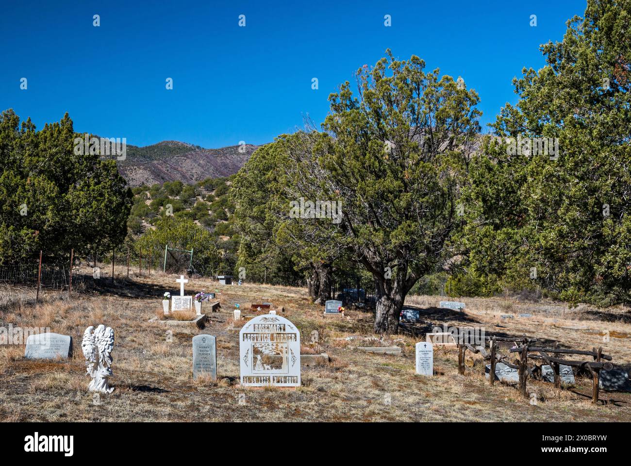 Paradise Cemetery, in Graveyard Canyon near settlement of Paradise ...