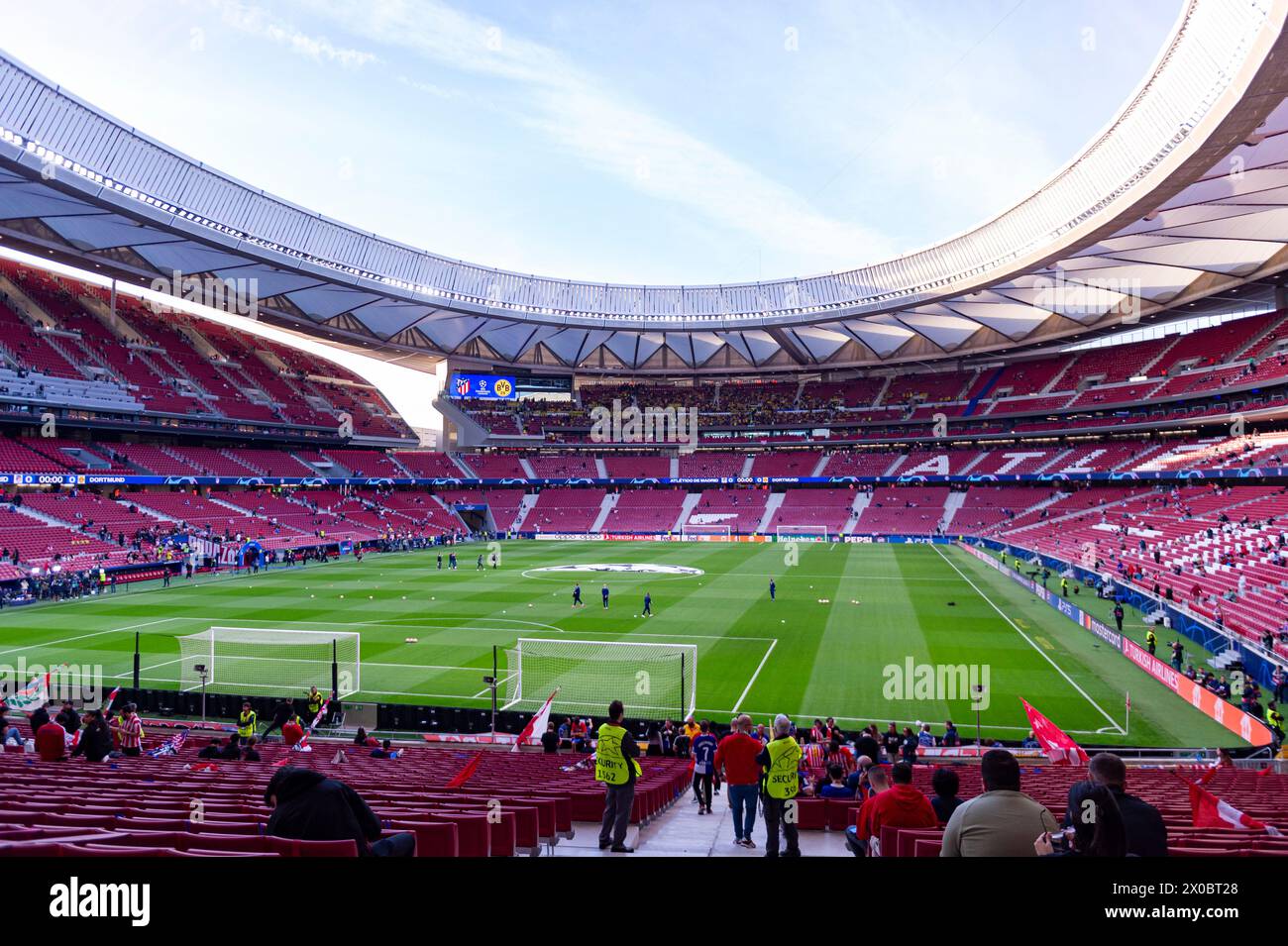 Madrid, Spain. 10th Apr, 2024. A general view of the Estadio Civitas ...