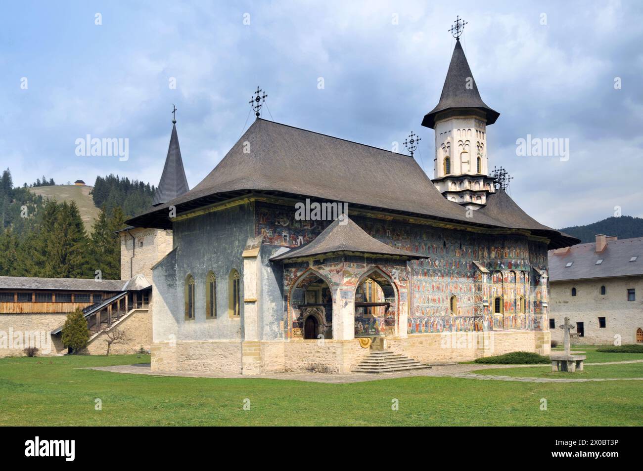 Sucevita Monastery, Bukovina, Suceava County, Romania Stock Photo - Alamy