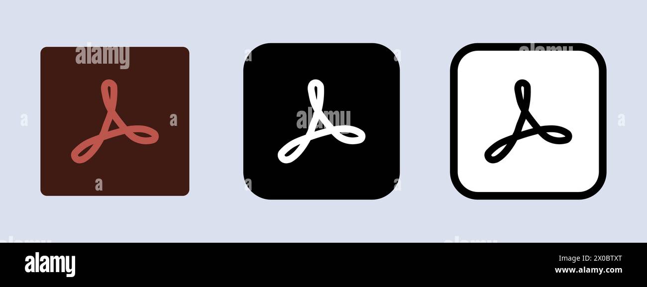 Adobe acrobat reader Stock Vector Images - Alamy