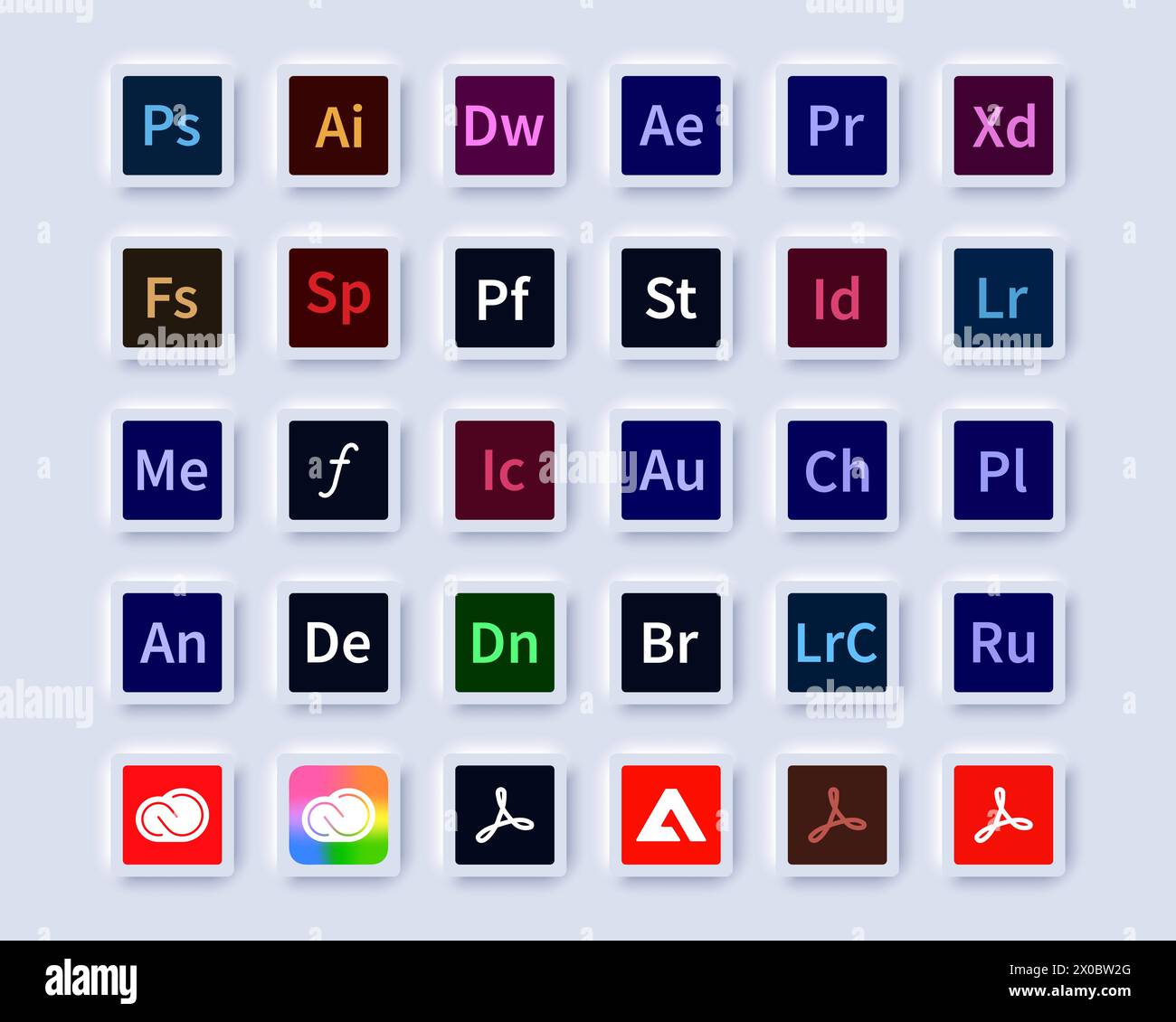 Adobe experience cloud logo Stock Vector Images - Alamy