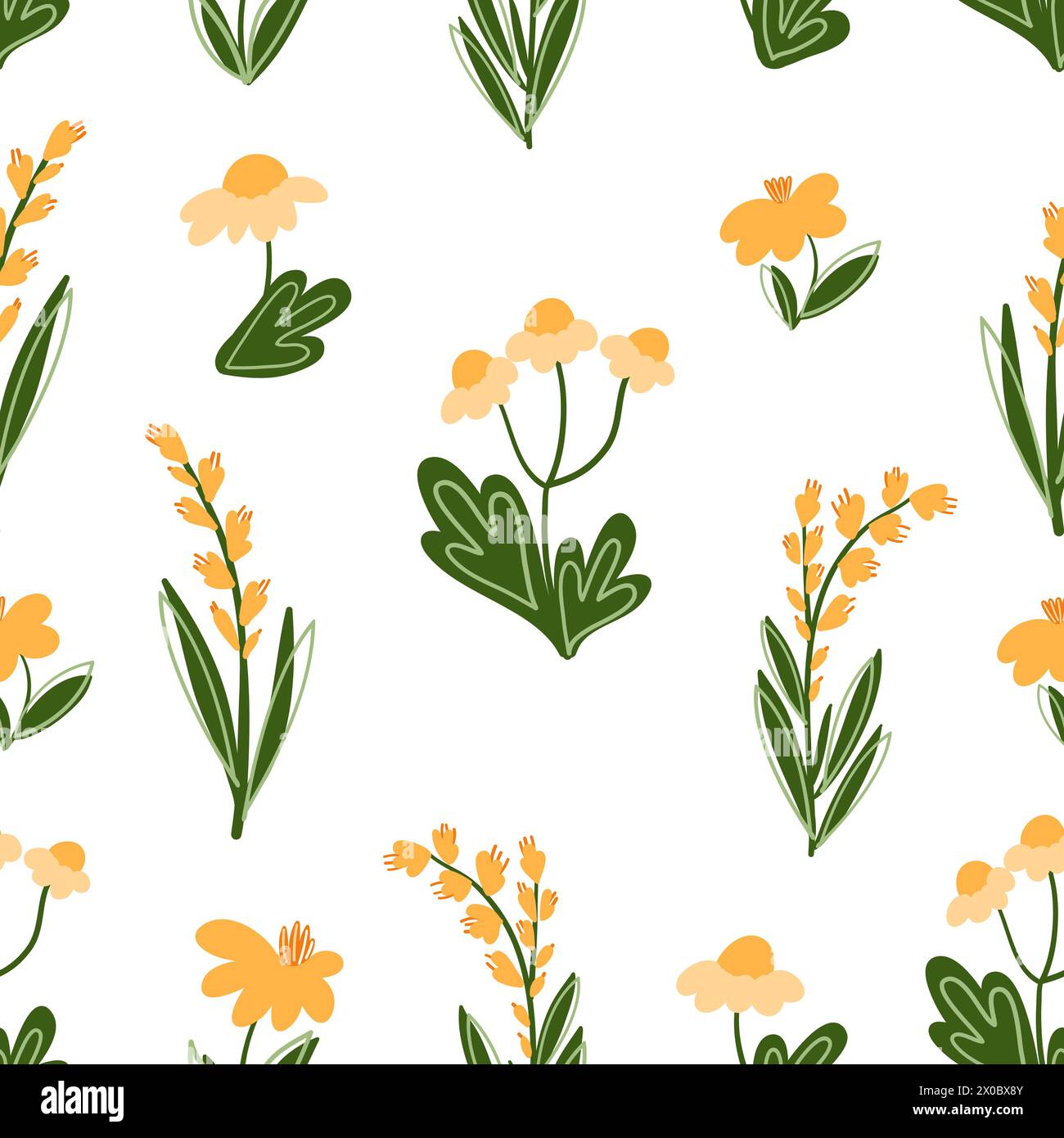 Seamless hand drawn cartoon Stock Vector Images - Alamy