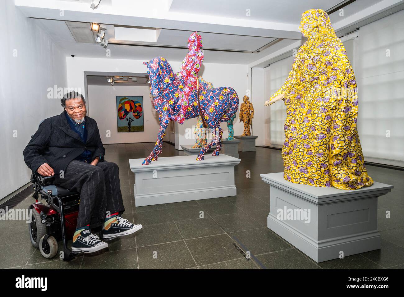 London, UK. 11th Apr, 2024. Yinka Shonibare with Decolonised Structures ...
