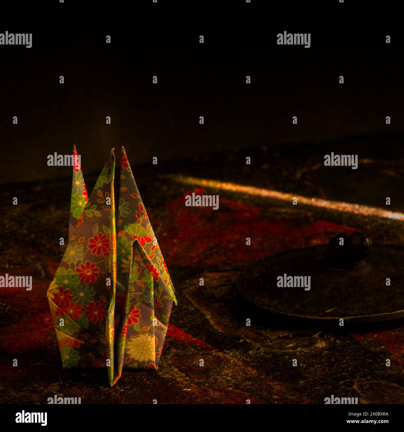 still life with origami red birds Stock Photo - Alamy