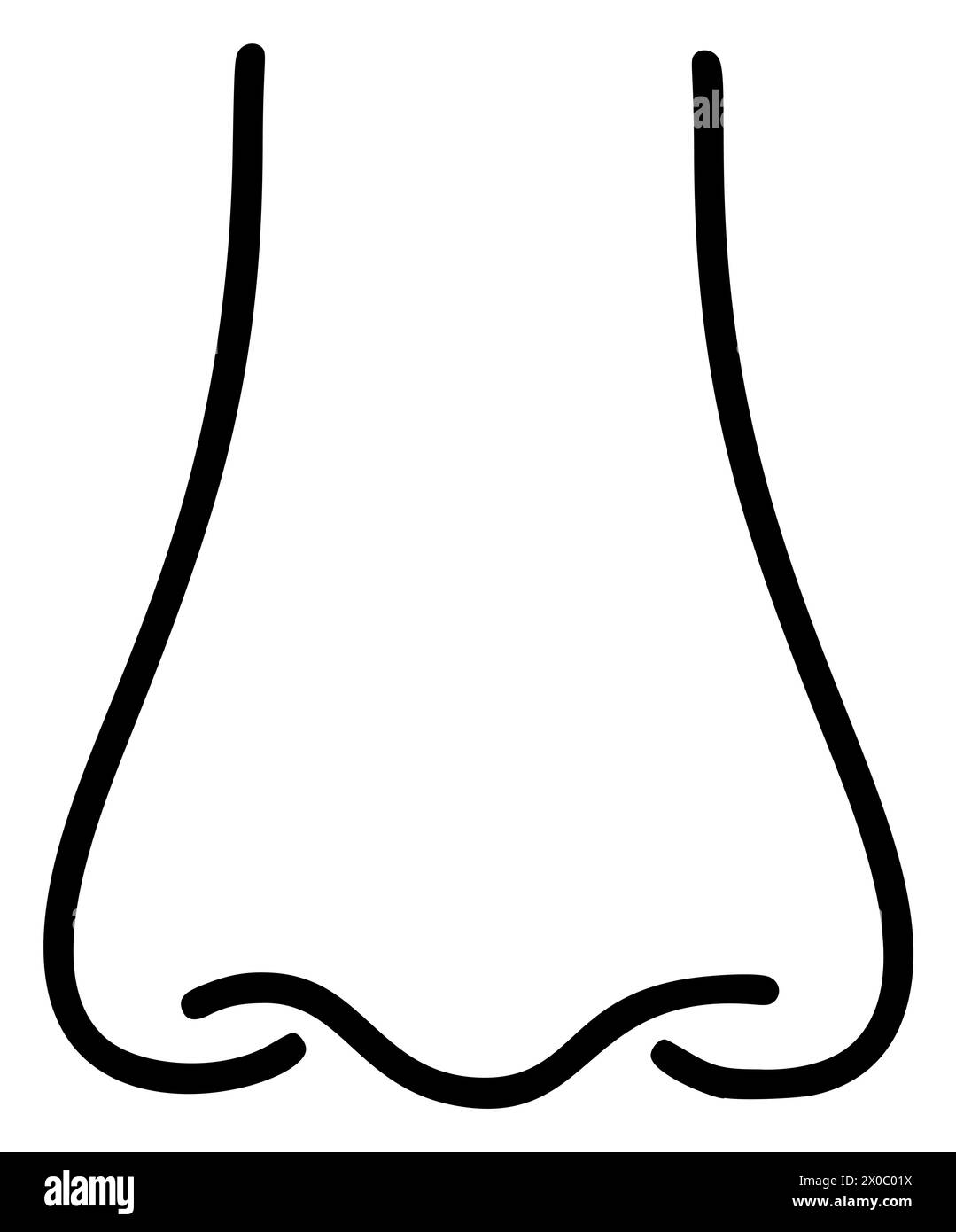 Cartoon nose Black and White Stock Photos & Images - Alamy