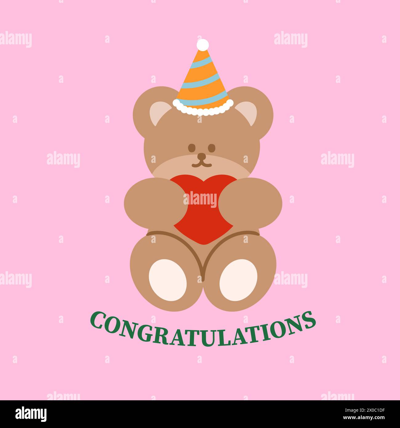 Red letters love party Stock Vector Images - Alamy