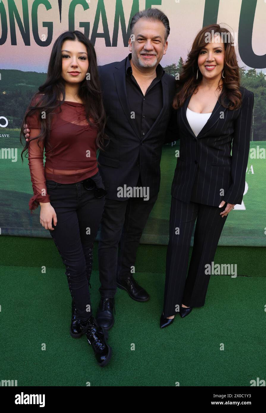 LOS ANGELES, CA - APRIL 10: Bridget Barrera, David Barrera, Maria Canals-Barrera at "The Long ...