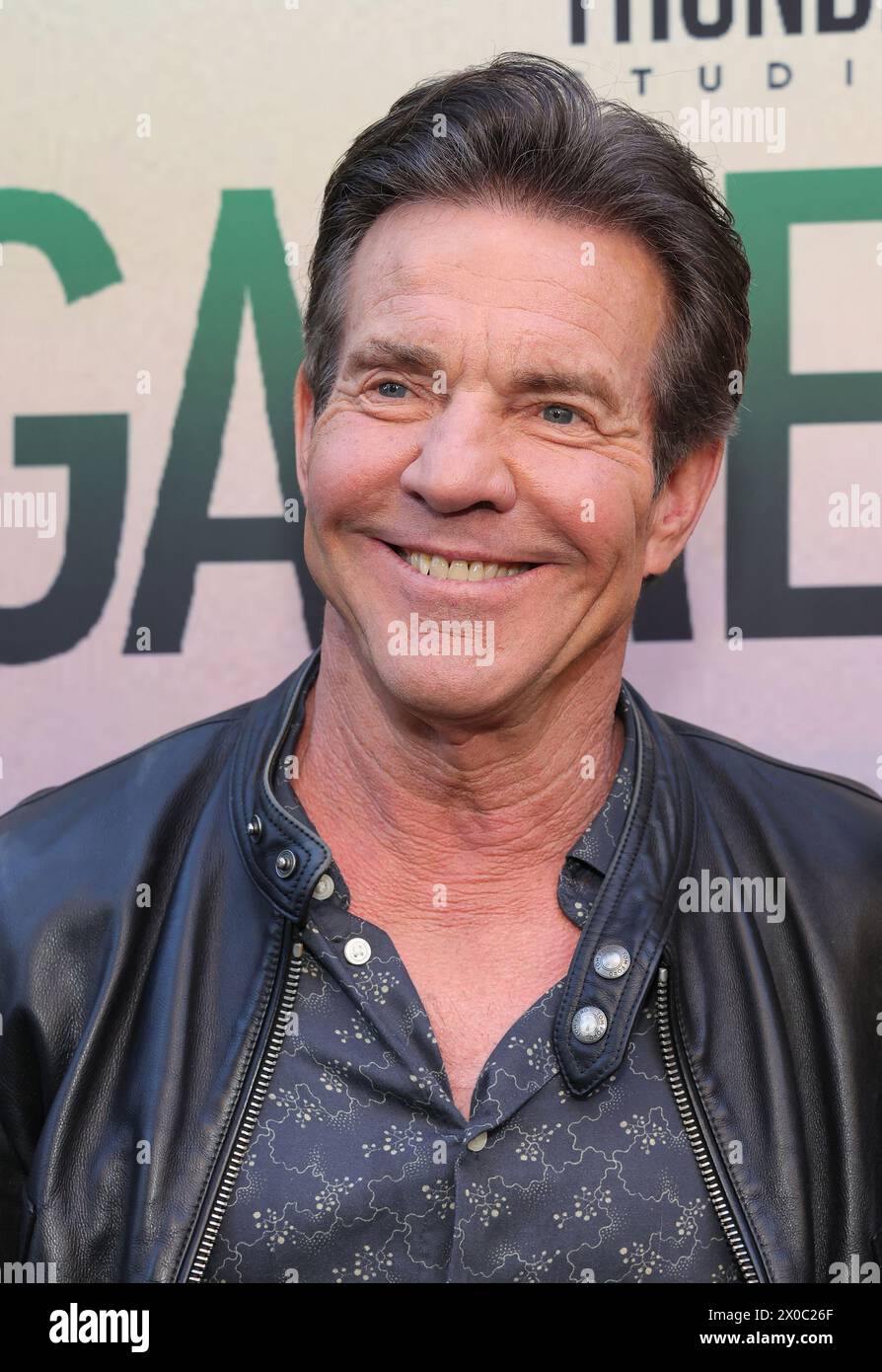 Los Angeles, Ca. 10th Apr, 2024. Dennis Quaid at "The Long Game ...