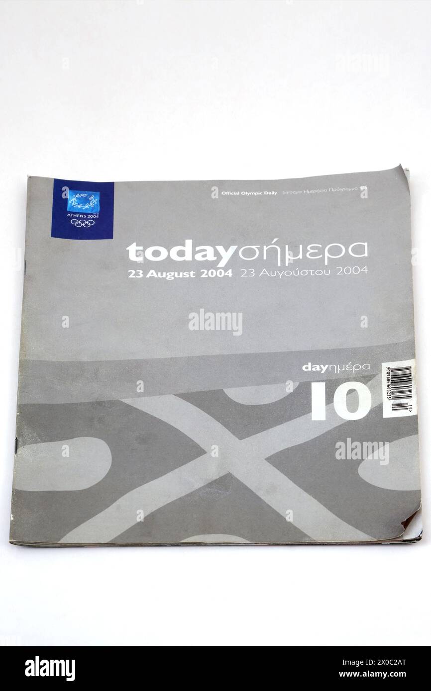 Official Olympic Daily Guide Today for Events in the Summer Olympics ...