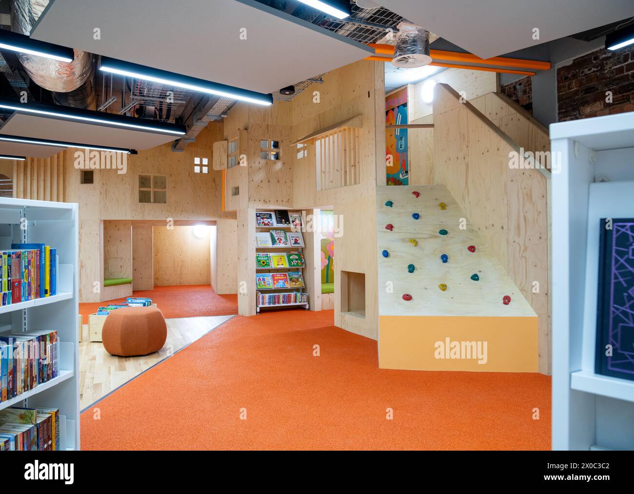 Childrens reading and play area at the Paisley Central Library opened ...
