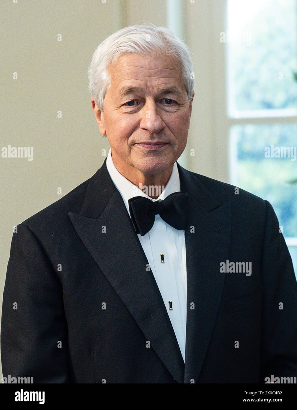 Jamie Dimon, chairman and ceo of Chase Bank, and Judy Dimon, arrive for ...