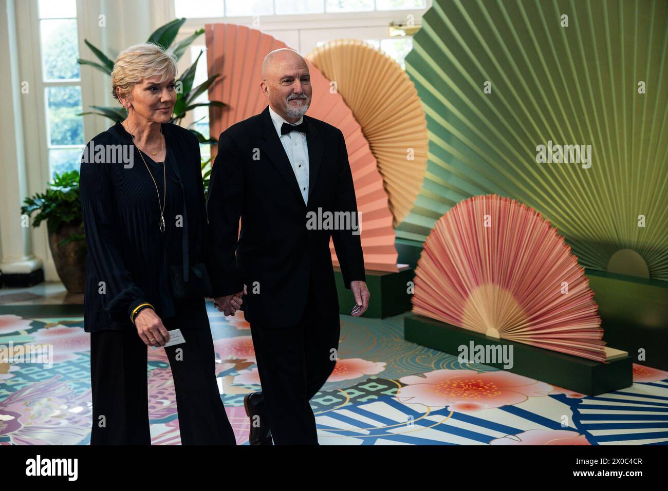 Jennifer Granholm, US energy secretary, and Daniel Mulhern arrive for ...