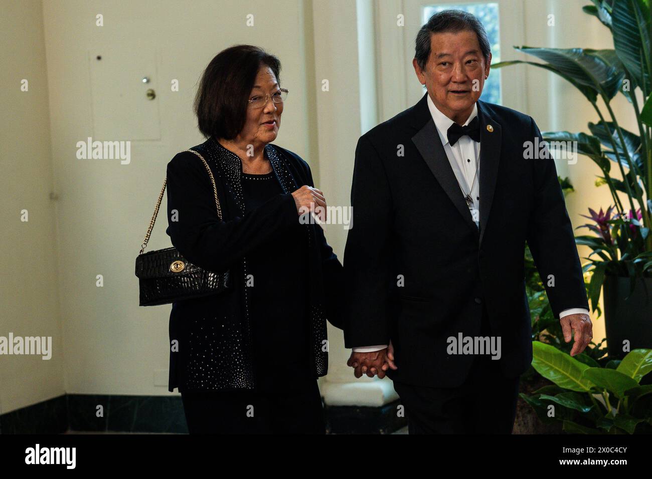 United States Senator Mazie Hirono (Democrat of Hawaii) & Mr. Leighton ...