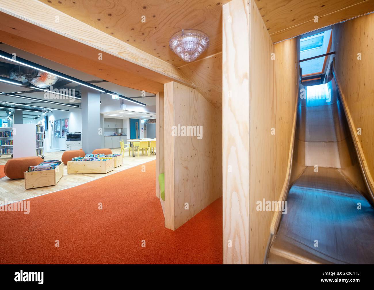 Childrens reading and play area at the Paisley Central Library opened ...