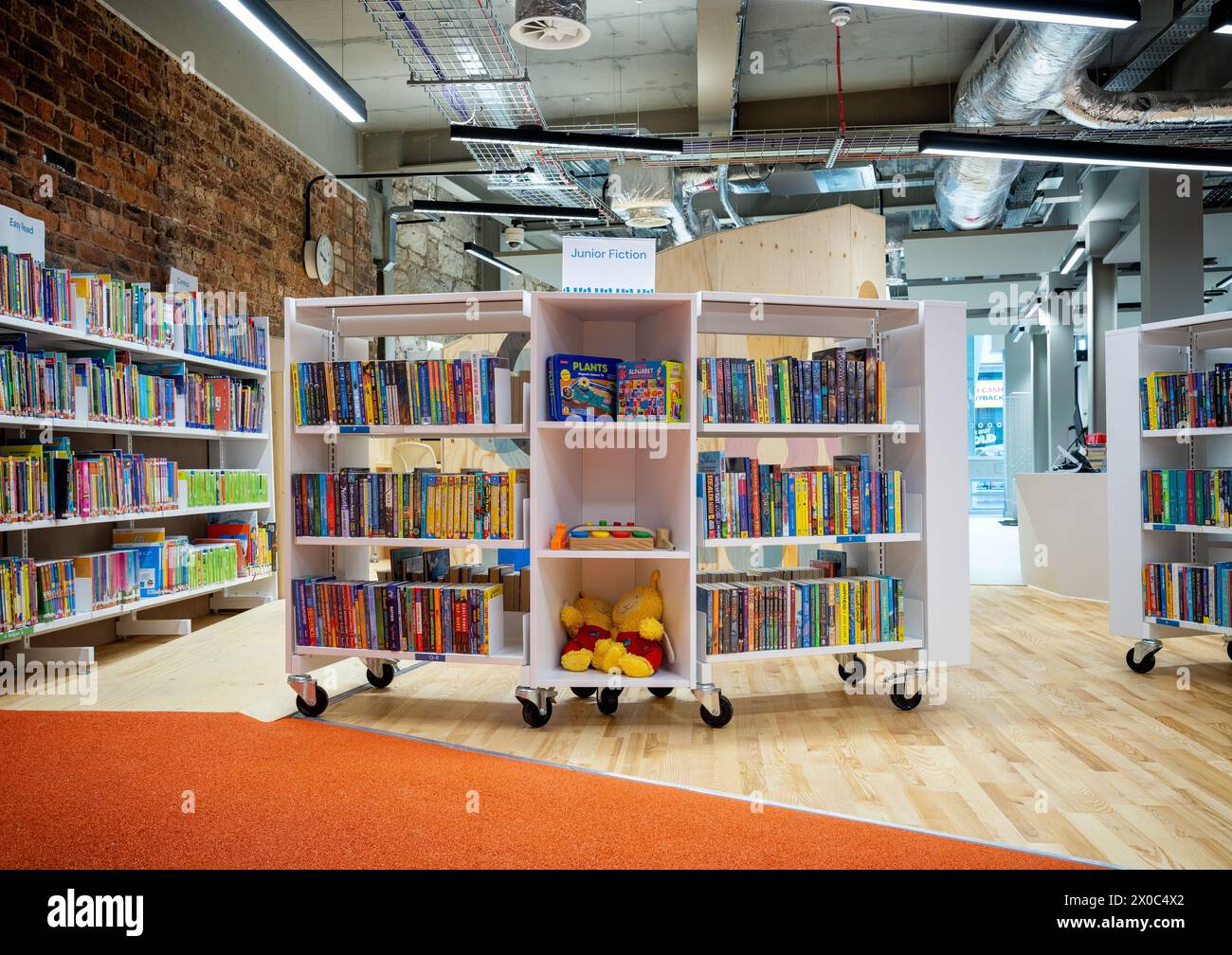 Childrens reading and play area at the Paisley Central Library opened ...