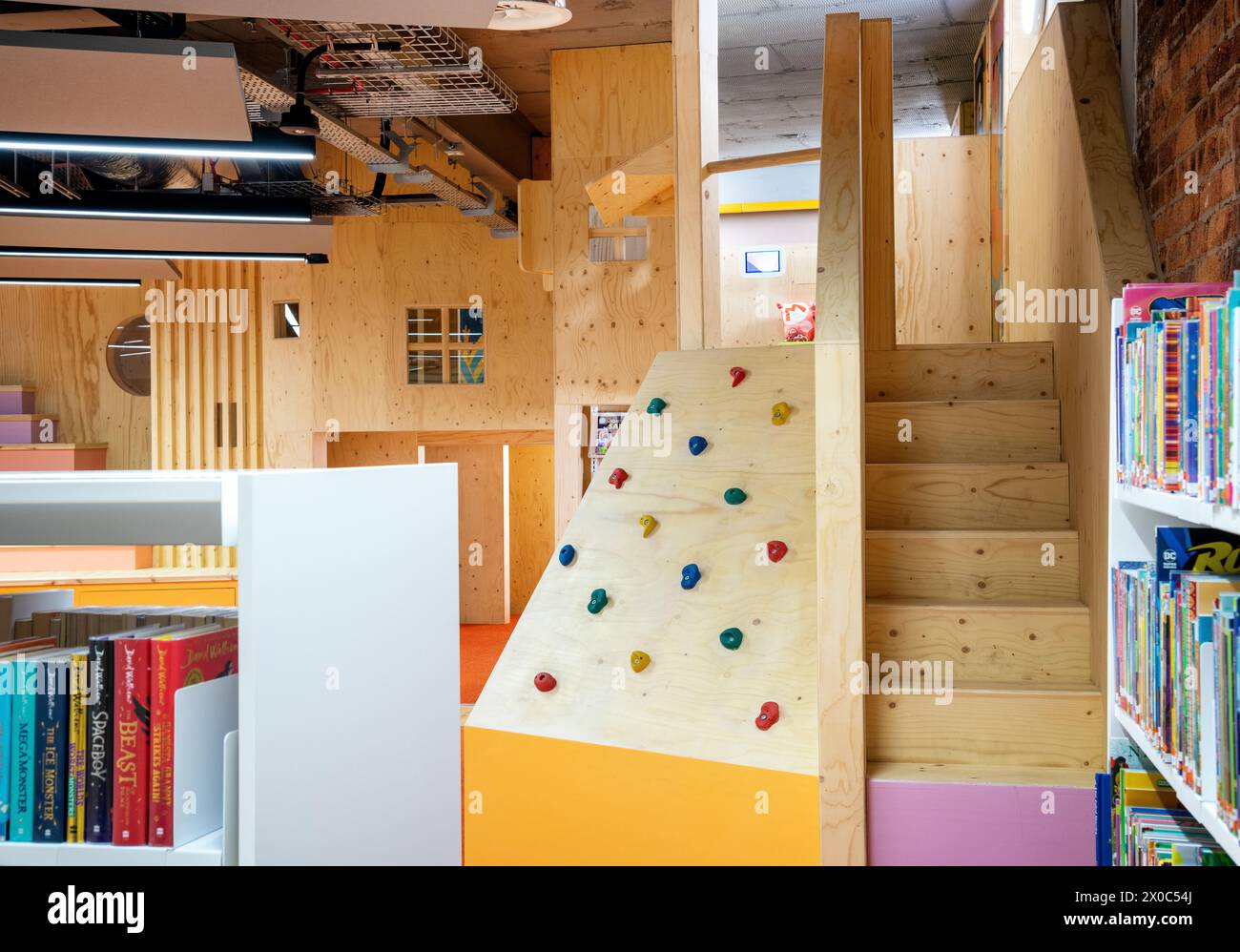 Childrens reading and play area at the Paisley Central Library opened ...