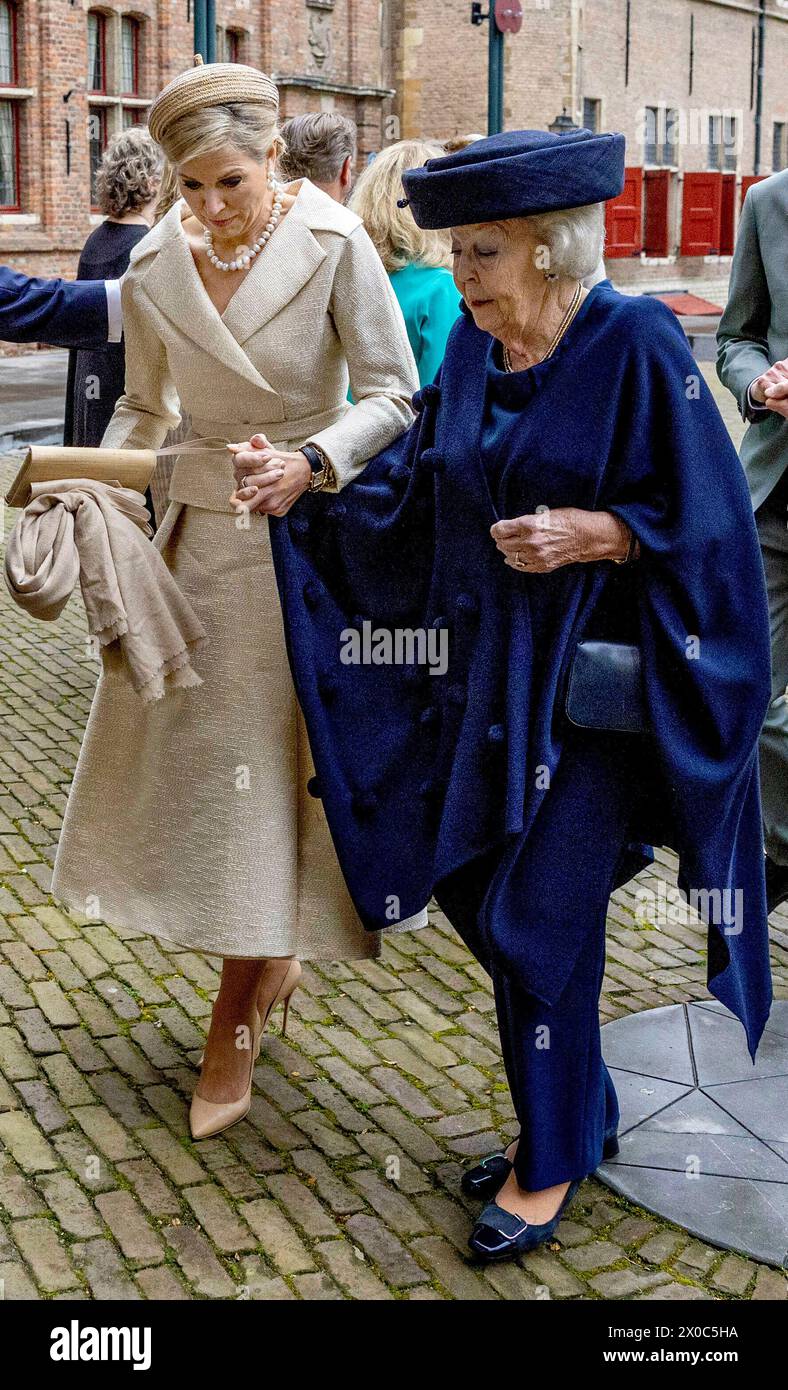 MIDDELBURG, 11-04-2024 King Willem Alexander, Queen Maxima and Princess ...
